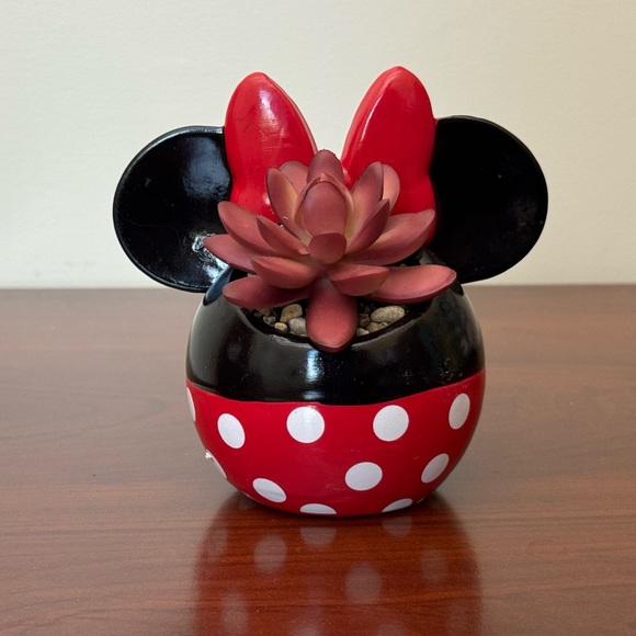 Disney | Accents | Disney Minnie Mouse Red And White Polka Dot ...